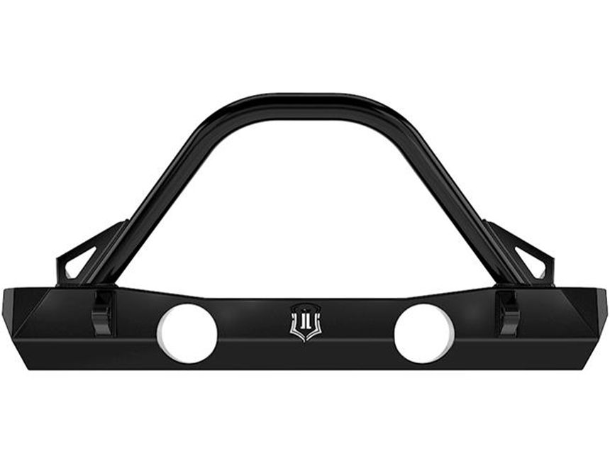 ICON Pro Series Stubby Front Bumper w/ Pre-Runner Bar ICO-25212 | RealTruck
