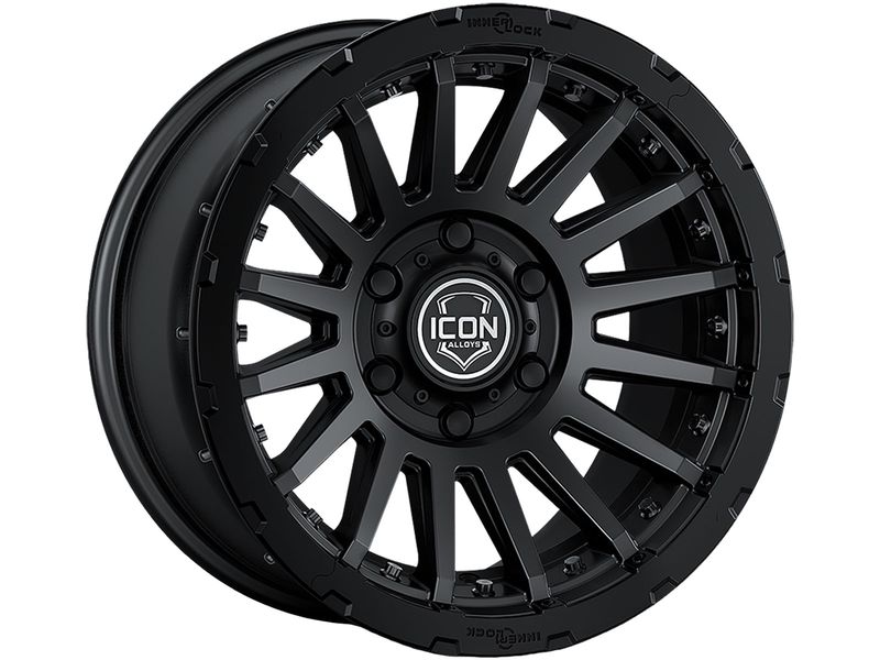 Icon Matte Black Recon Pro Wheels | RealTruck