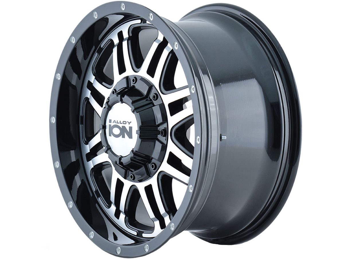 Ion Machined Gloss Black 186 Wheels | RealTruck