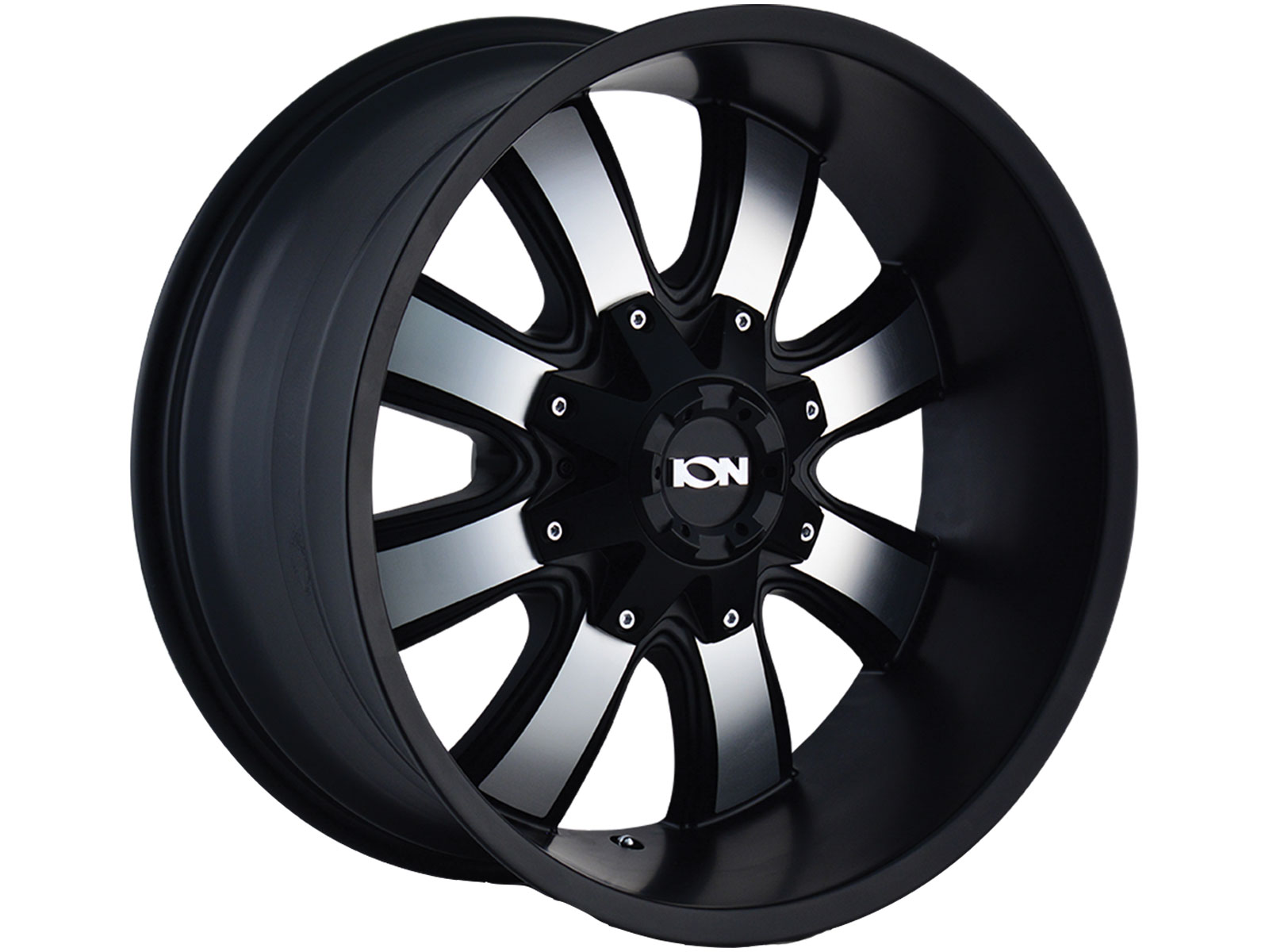 Ion Machined Matte Black 189 Wheels | RealTruck