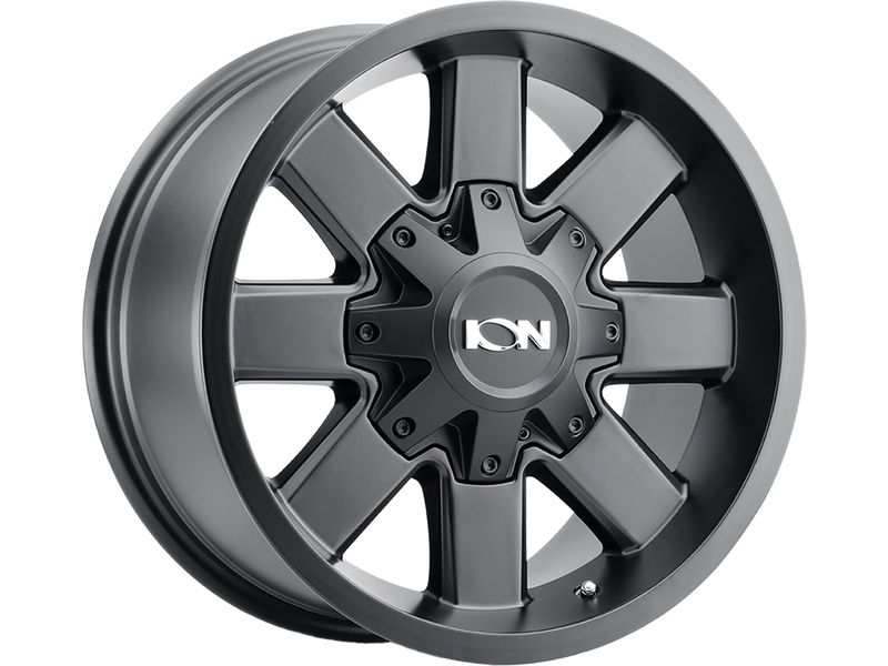 Ion Matte Black 141 Wheels | RealTruck