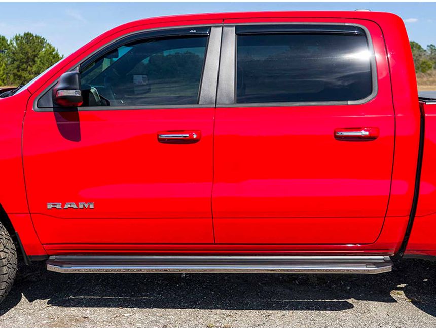 Ionic 41 Series Brite Running Boards 412086&IAT-82084 | RealTruck