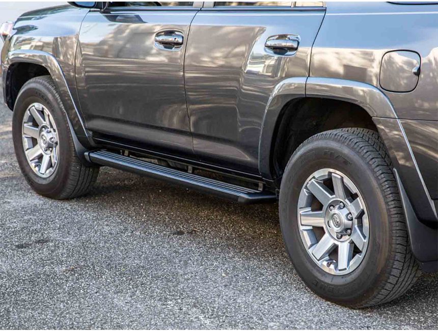 Ionic 61 Series Black Running Boards 611067&WES-27-2165 | RealTruck