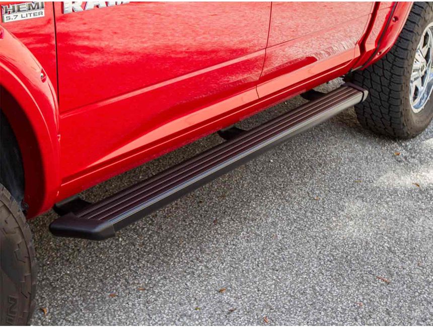 Ionic 61 Series Black Running Boards 611077&IAT-82080 | RealTruck