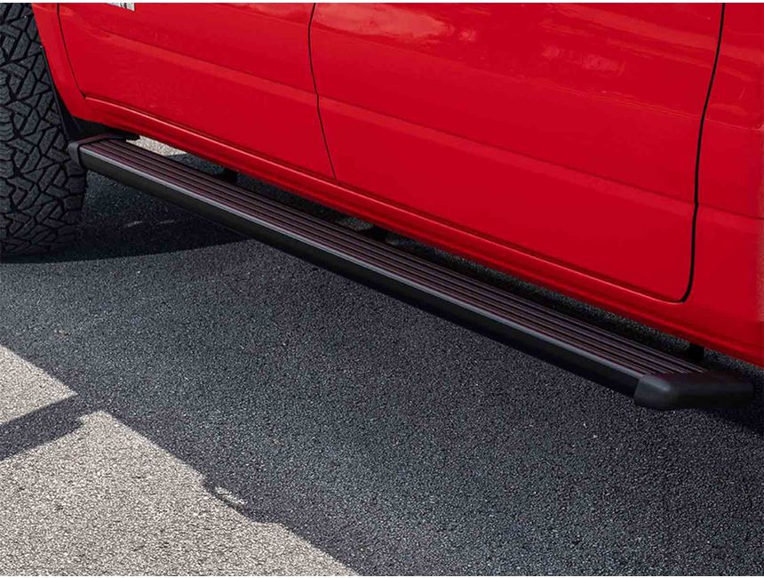 Ionic 61 Series Black Running Boards 611086&IAT-82084 | RealTruck