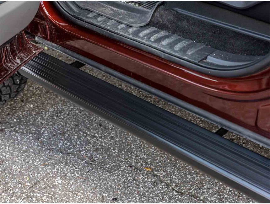 Ionic 61 Series Black Running Boards 611090&IAT-83052 | RealTruck