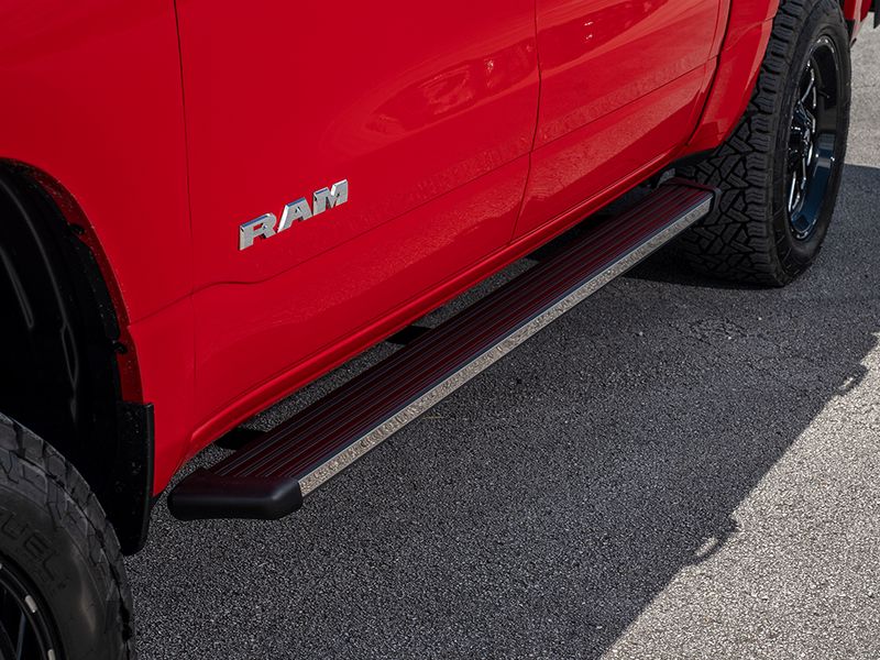 Ionic 61 Series Brite Running Boards 612077&IAT-82080 | RealTruck