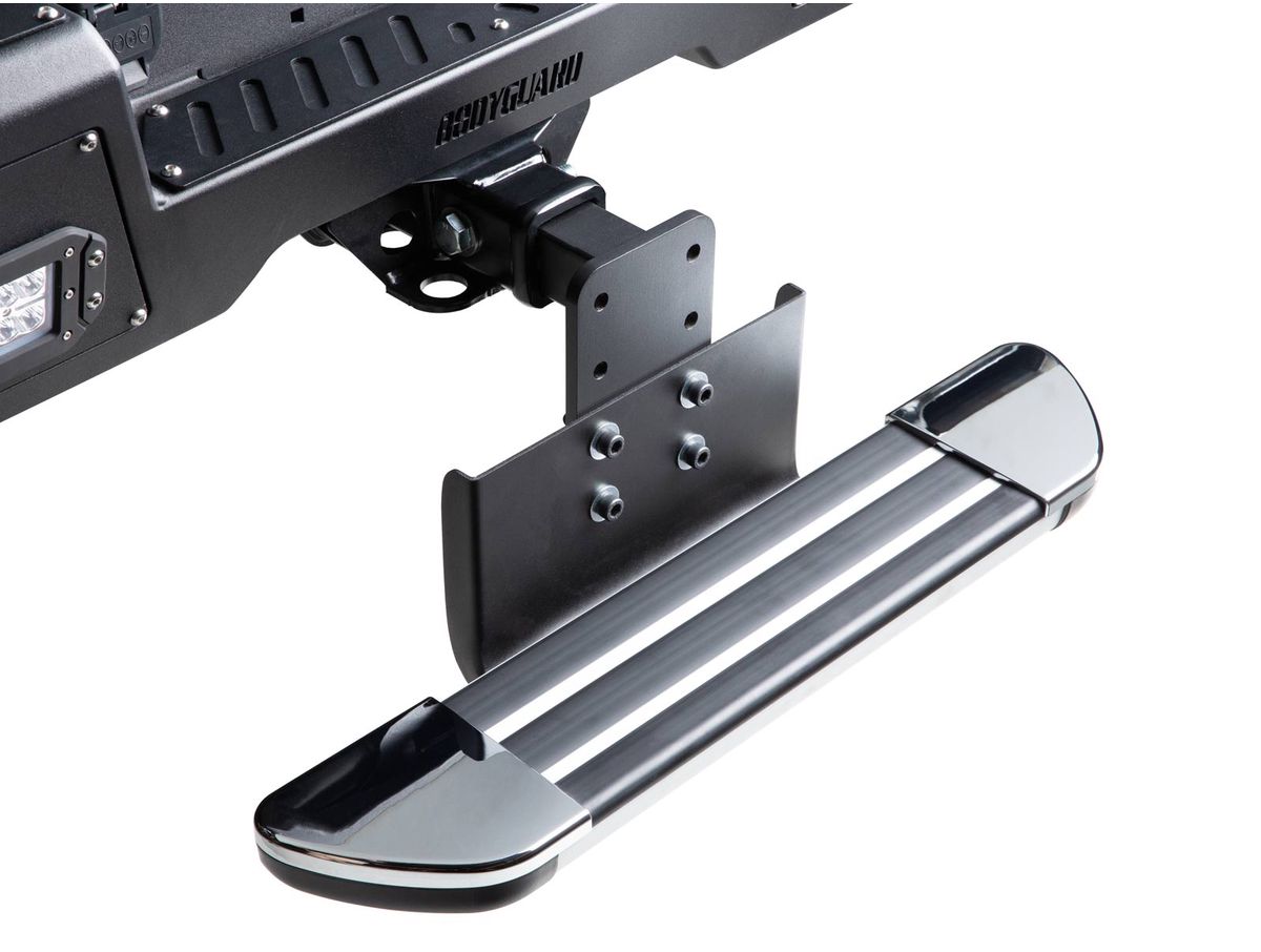 Ionic Chrome Adjustable Hitch Step RH70028 | RealTruck