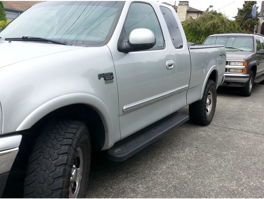 Ionic Factory Style Running Boards 380054&IAT-3090 | RealTruck