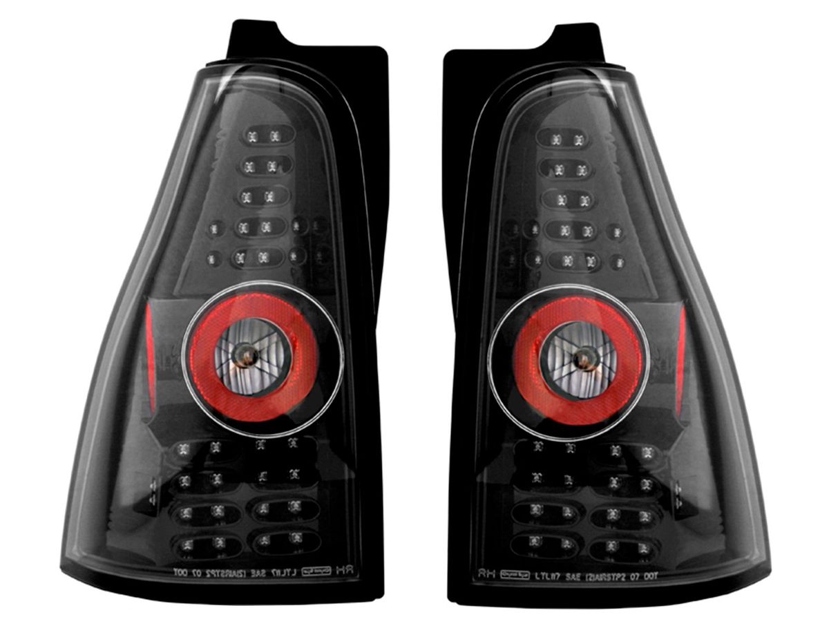 IPCW Black LED Tail Lights LEDT-2003CB | RealTruck