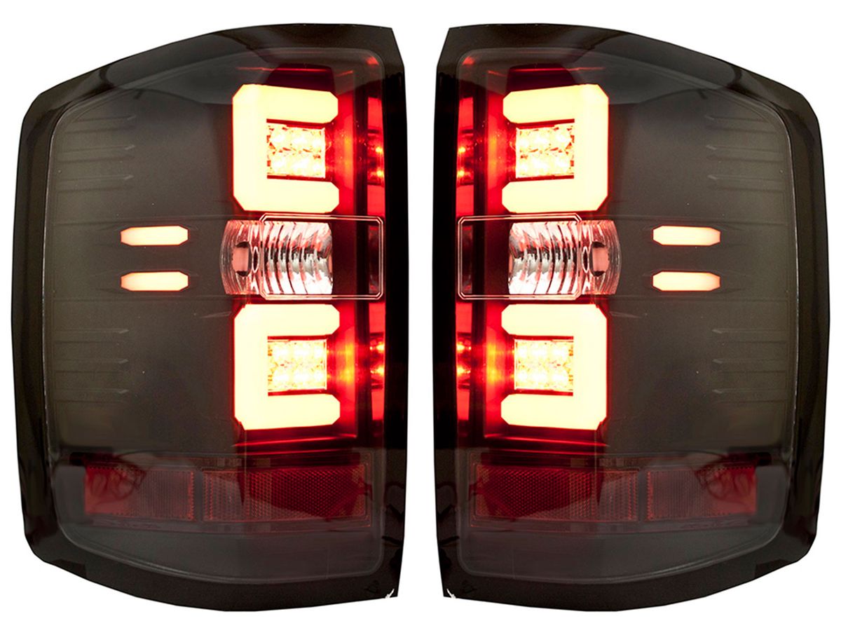 IPCW Black LED Tail Lights LEDT-3044B2 | RealTruck
