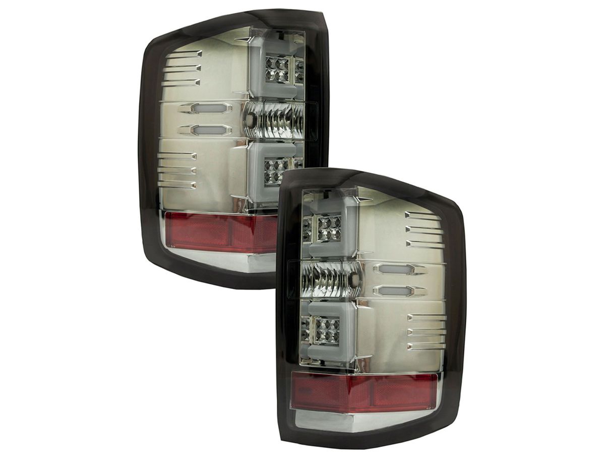 IPCW Smoked Chrome LED Tail Lights LEDT-3044S2 | RealTruck