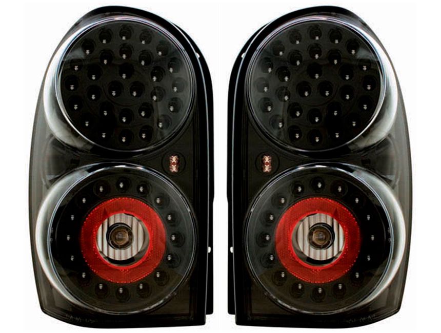 IPCW Black LED Tail Lights LEDT-410CB | RealTruck