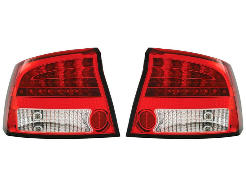 IPCW Red & Chrome LED Tail Lights LEDT-416R2 | RealTruck