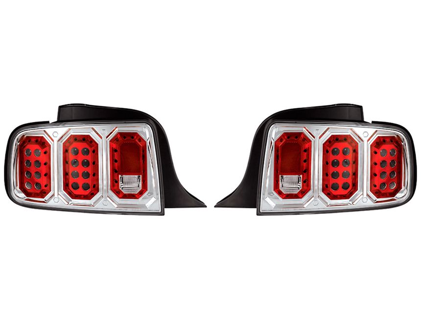 IPCW Chrome LED Tail Lights LEDT-522C | RealTruck