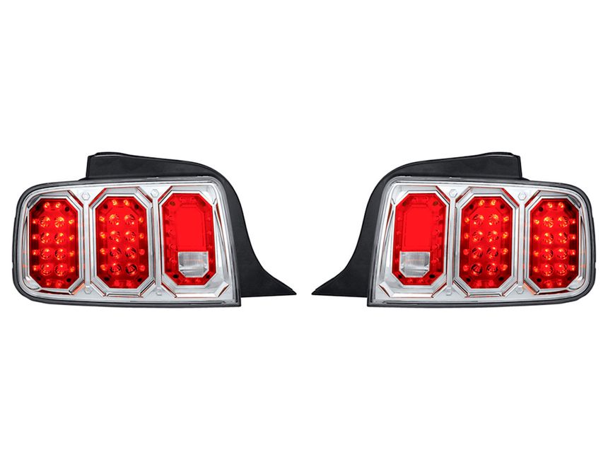 IPCW Chrome LED Tail Lights LEDT-522C | RealTruck
