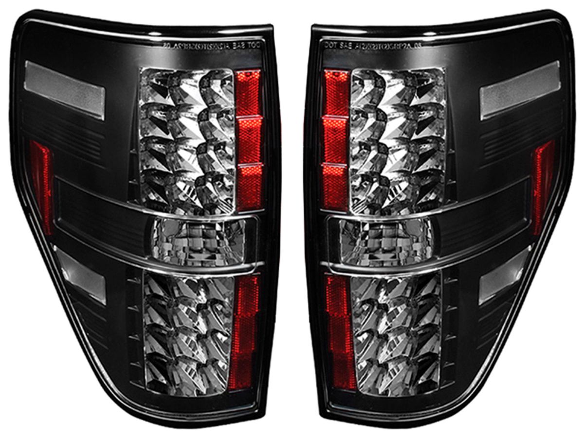 IPCW Black LED Tail Lights LEDT-568B2 | RealTruck