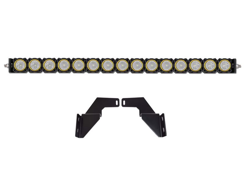 KC HiLiTES FLEX 30" Bumper Mount LED Light Bar 344 | RealTruck
