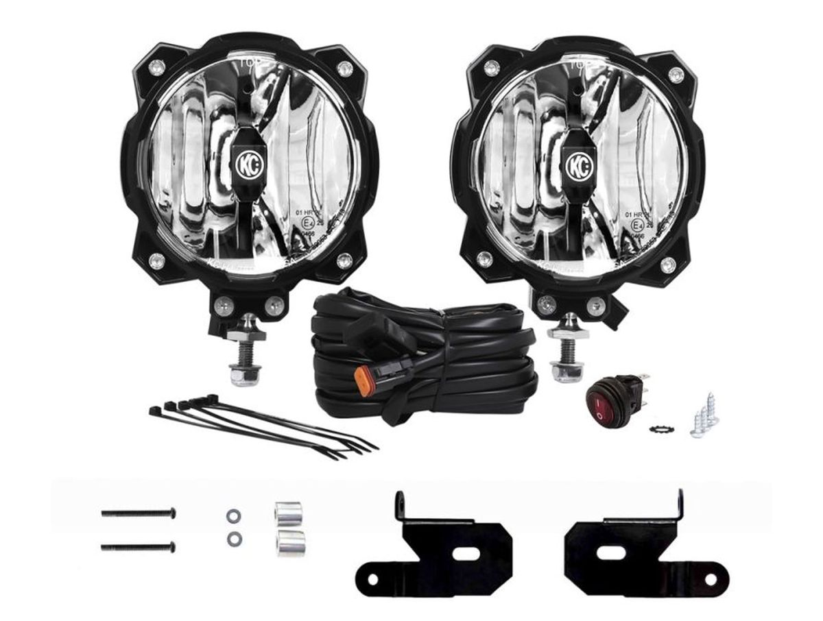 KC HiLiTES Pro6 Gravity 6" LED Custom Light Mounts 97112 | RealTruck