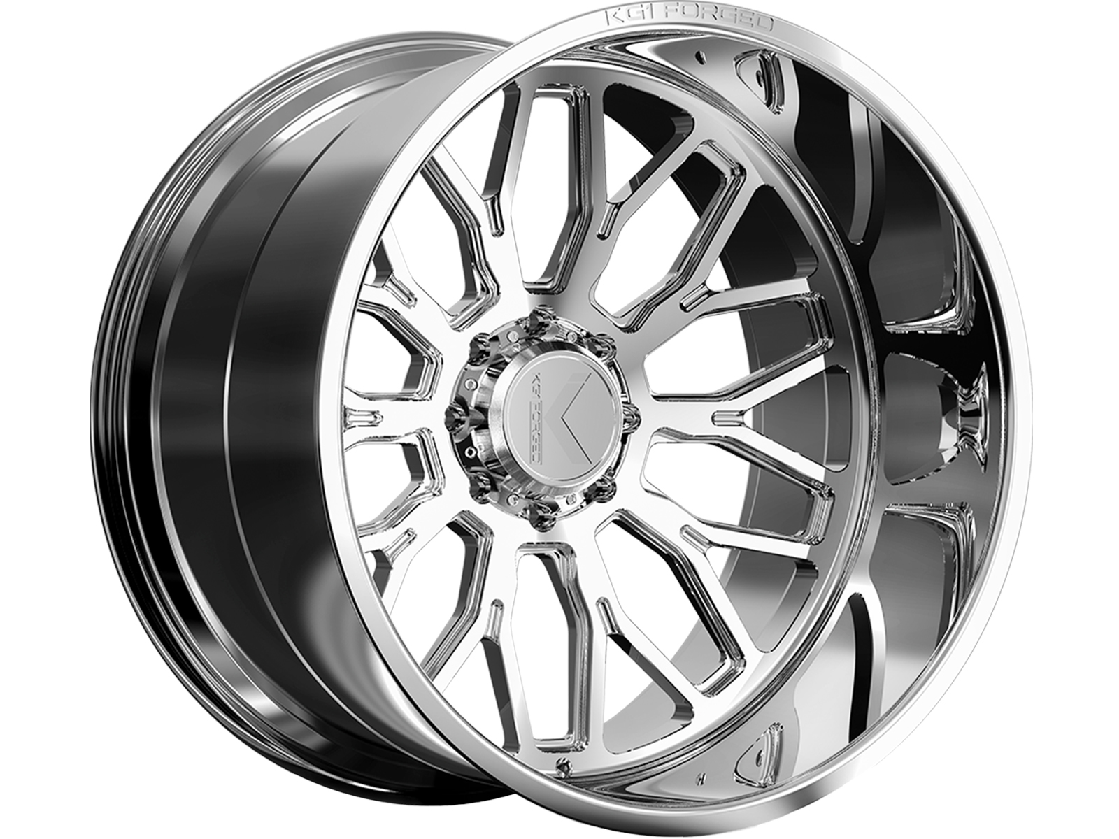 KG1 Forged Polished Jacked Wheels | RealTruck