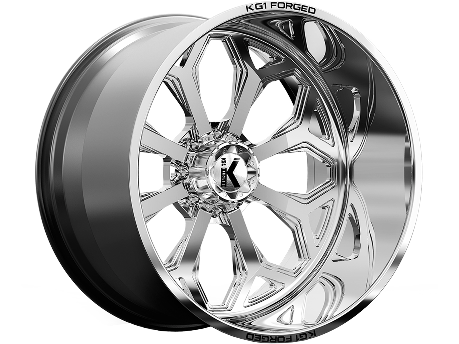 KG1 Forged Polished Knox Wheels | RealTruck