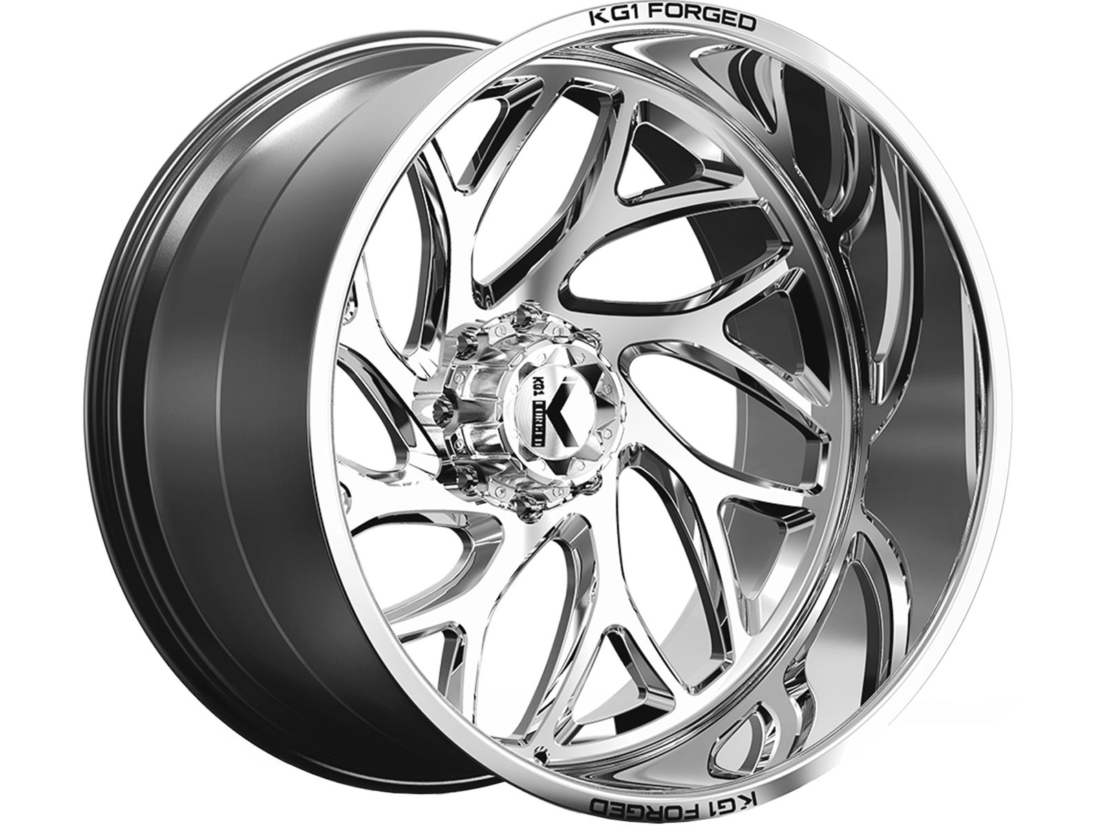 KG1 Forged Polished Vortex Wheels | RealTruck