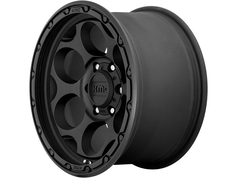 KMC-KM54178580700 KMC Matte Black KM541 Dirty Harry Wheel | RealTruck