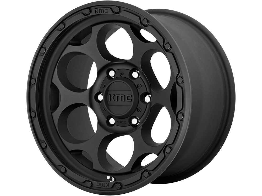 KMC Matte Black KM541 Dirty Harry Wheels | RealTruck