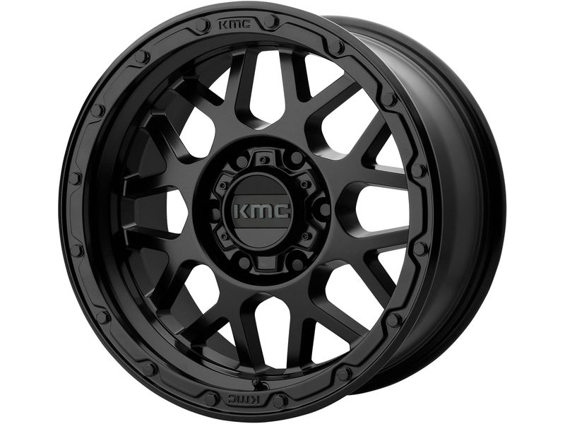KMC Matte Black KM535 Grenade Off-Road Wheels | RealTruck