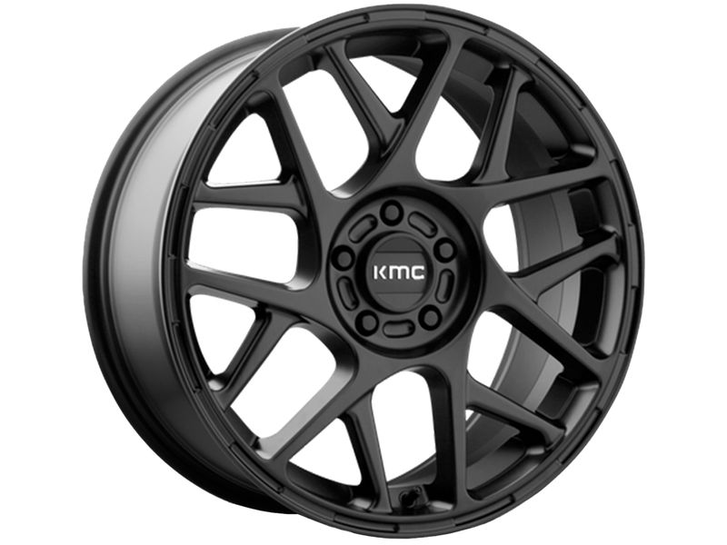 KMC Matte Black KM708 Bully Wheels | RealTruck