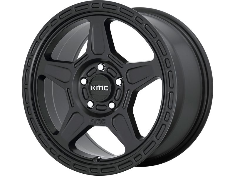 KMC Matte Black KM721 Alpine Wheel KM72157012715 | RealTruck