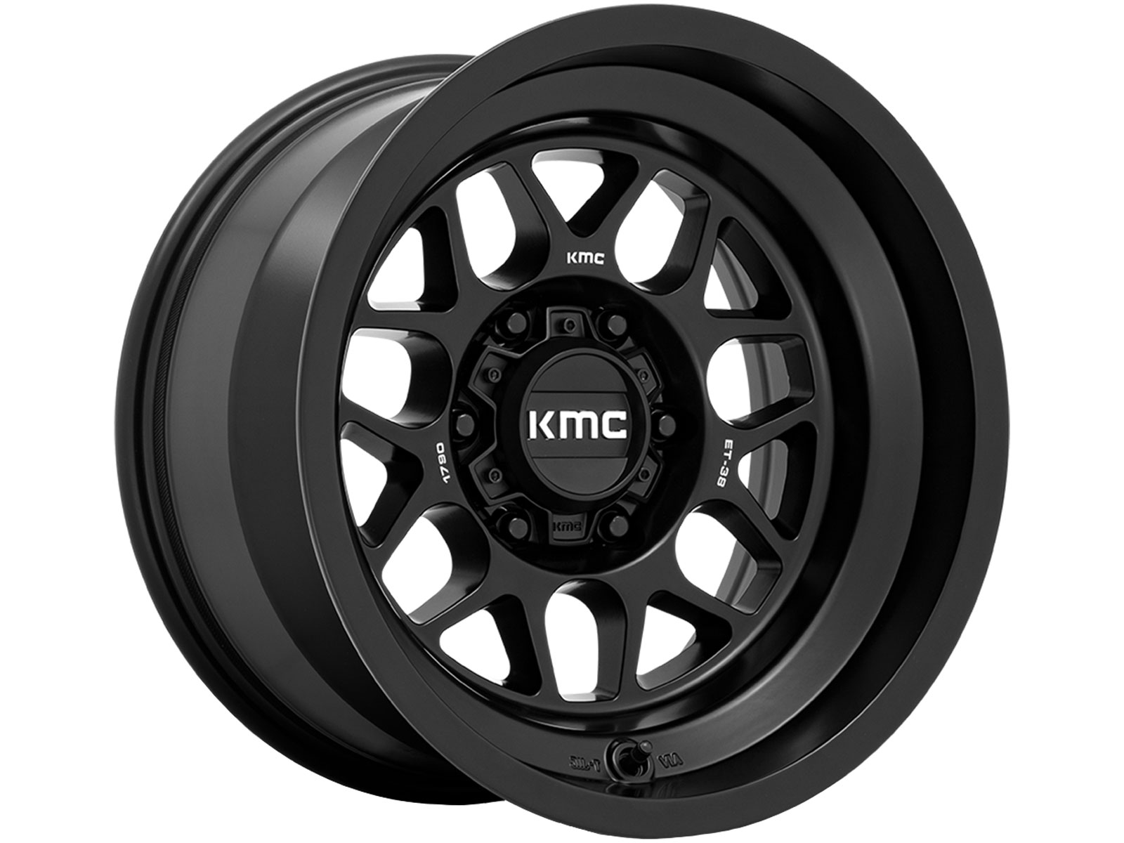KMC Matte Black KM725 Terra Wheel KM725MX16806800 | RealTruck