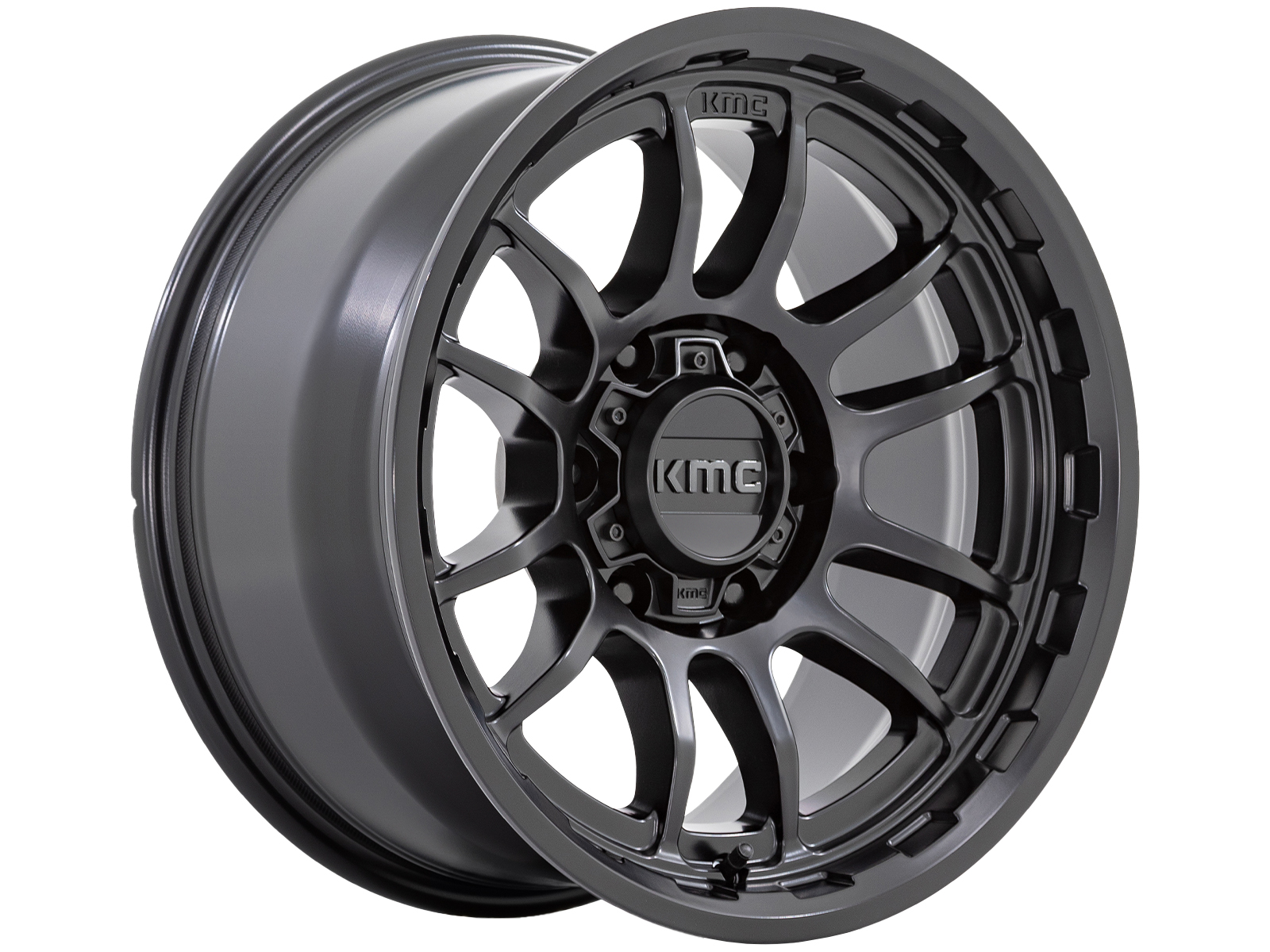 KMC Matte Black KM727 Wrath Wheels | RealTruck
