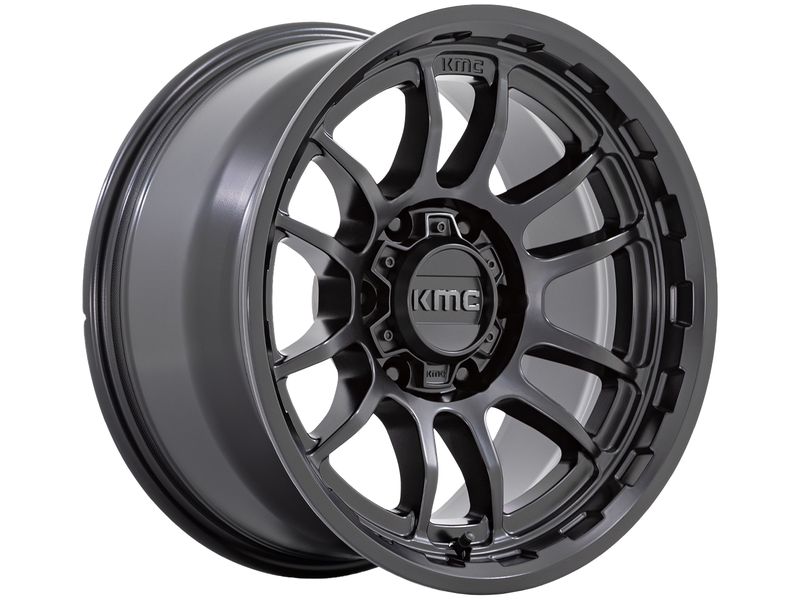 KMC Matte Black KM727 Wrath Wheels | RealTruck
