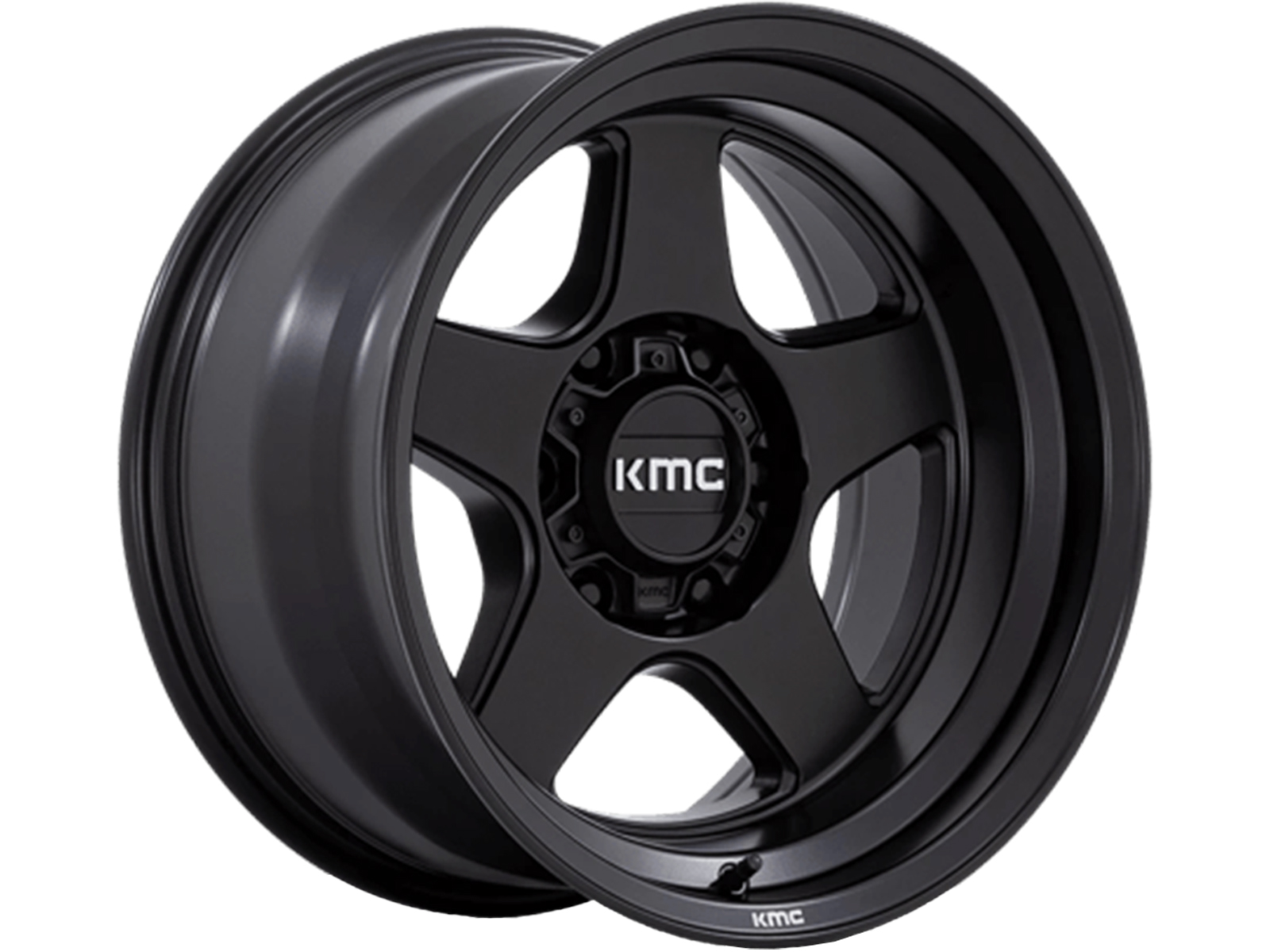 KMC Matte Black KM728 Lobo Wheels | RealTruck