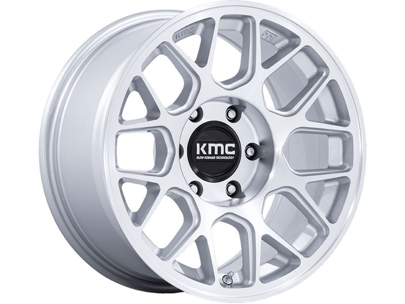 KMC Silver KM730 Hatchet Wheels | RealTruck