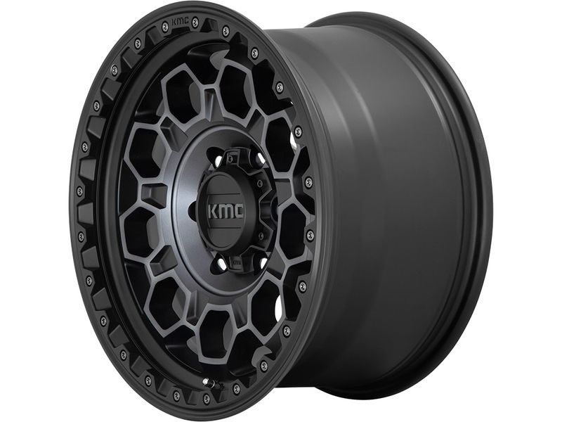 KMC-KM54578045438 KMC Tinted Black KM545 Trek Wheel | RealTruck