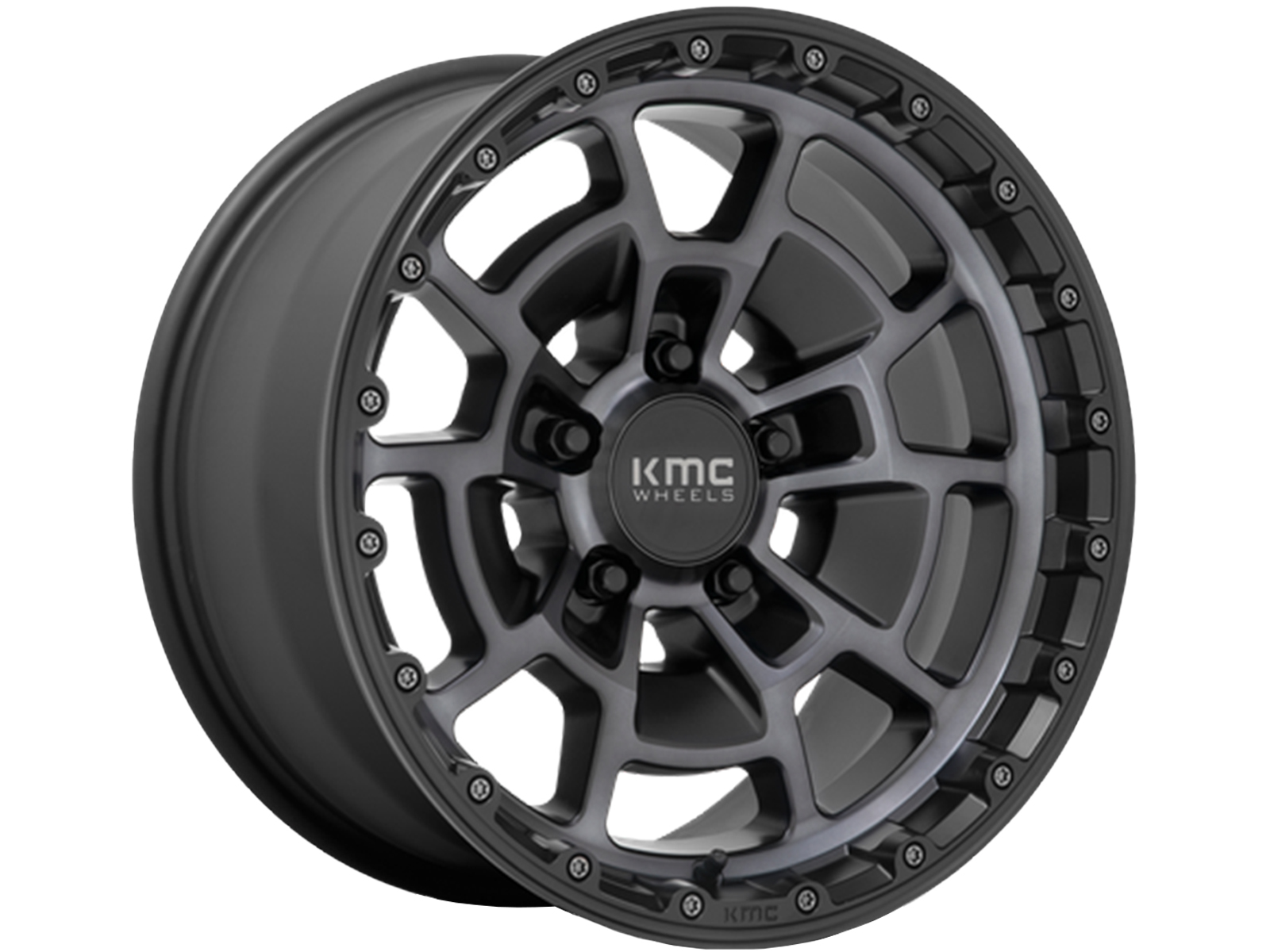 KMC Tinted Black KM718 Summit Wheels | RealTruck