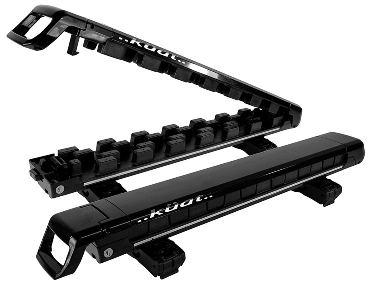 Kuat Grip Rooftop Ski Rack - 6 Skis - Black & Gray GRR6B | RealTruck
