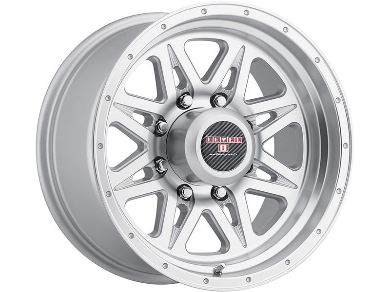 Level 8 Silver Strike 8 Wheels | RealTruck