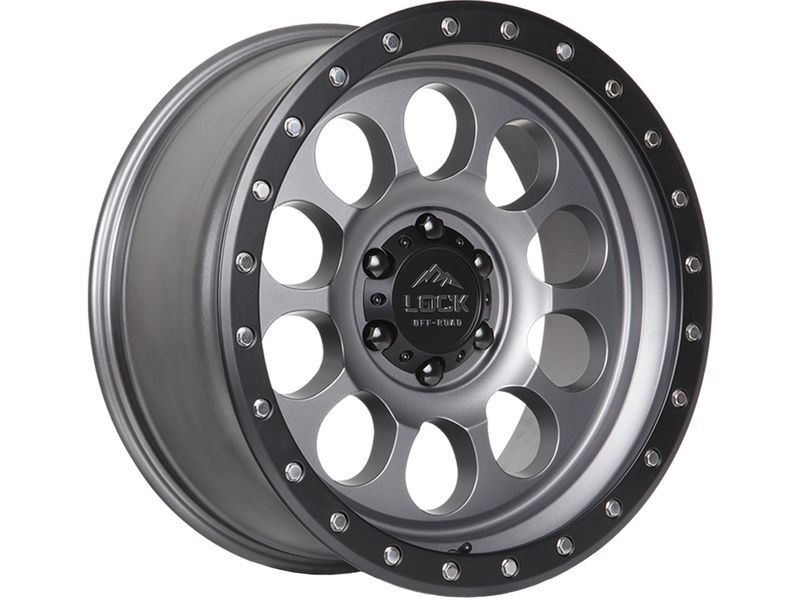 Lock Off-Road Grey 50 Cal Wheel 50CAL-7957MGMBR | RealTruck