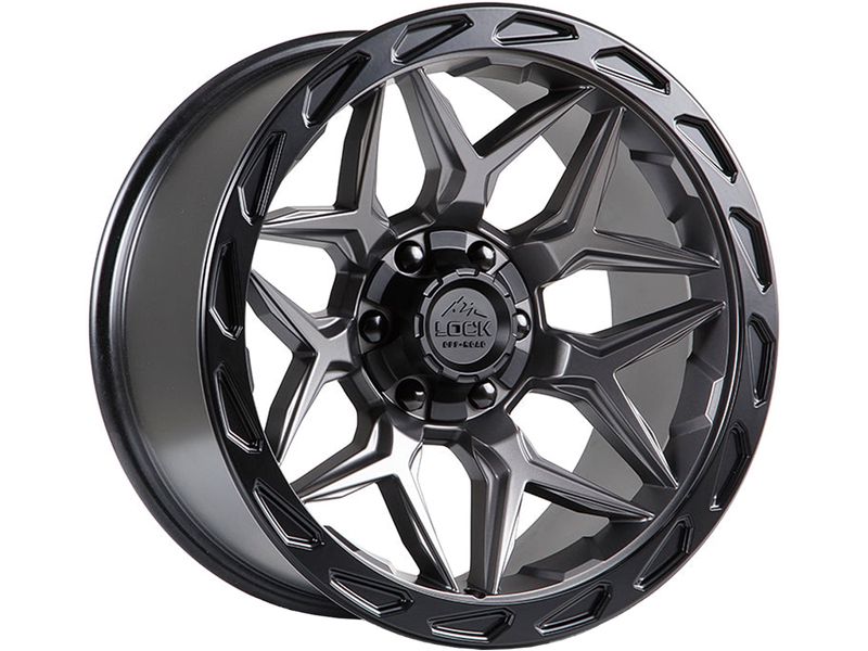 Lock Off-Road Grey Matrix Wheel MATRIX-221036MGMBR | RealTruck