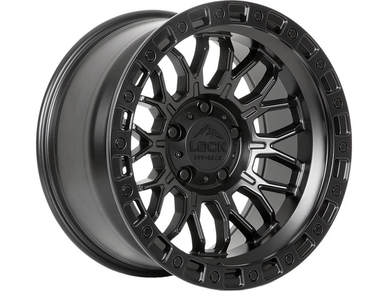 Lock Off-Road Matte Black Combat Wheels | RealTruck
