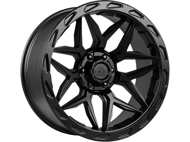 Lock Off-Road Matte Black Matrix Wheels | RealTruck