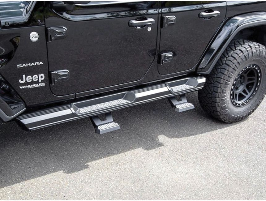 LoD Armor Lite Rock Slider Drop Steps JAS1861 | RealTruck