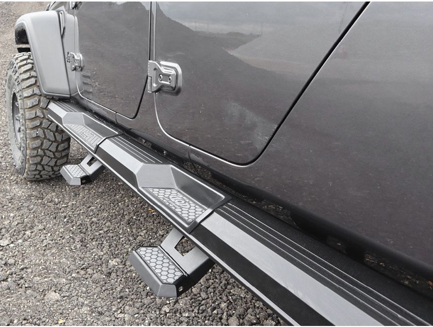 LoD Armor Lite Rock Slider Drop Steps JAS1861 | RealTruck