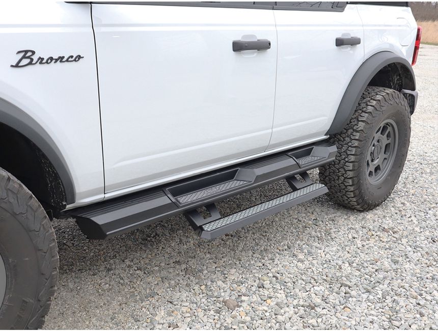 LoD Armor Lite Rock Slider Long Drop Steps JAS1863 | RealTruck