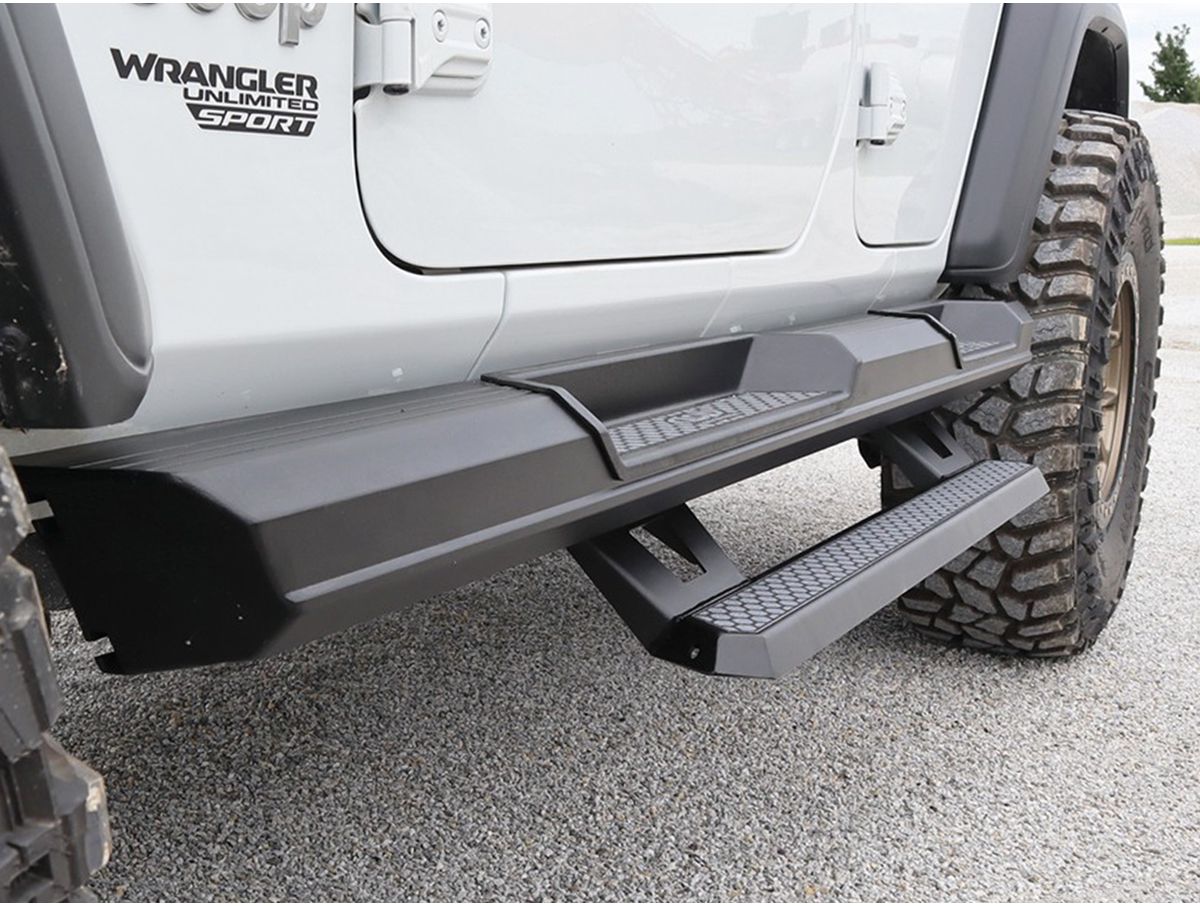LoD Long Drop Steps for Armor Lite Rock Sliders JAS1863 | RealTruck