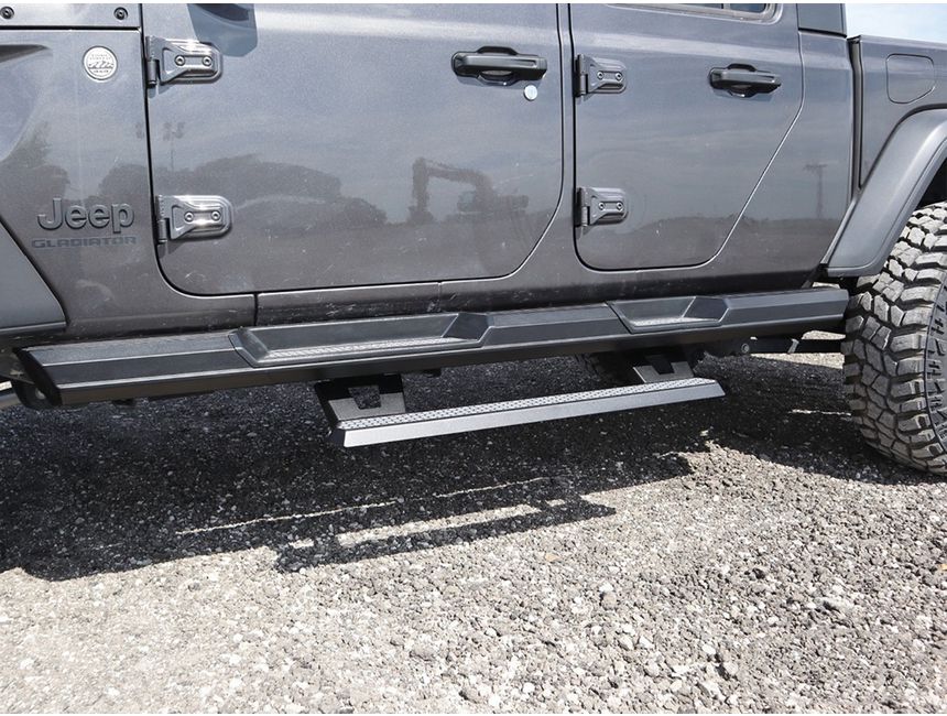 LoD Armor Lite Rock Slider Long Drop Steps JAS1863 | RealTruck