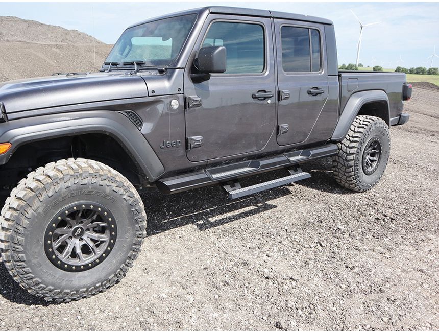 LoD Armor Lite Rock Slider Long Drop Steps JAS1863 | RealTruck